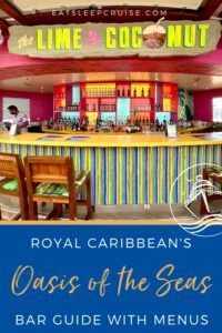 Complete Guide to the Amplified Oasis of the Seas Bars With Menus