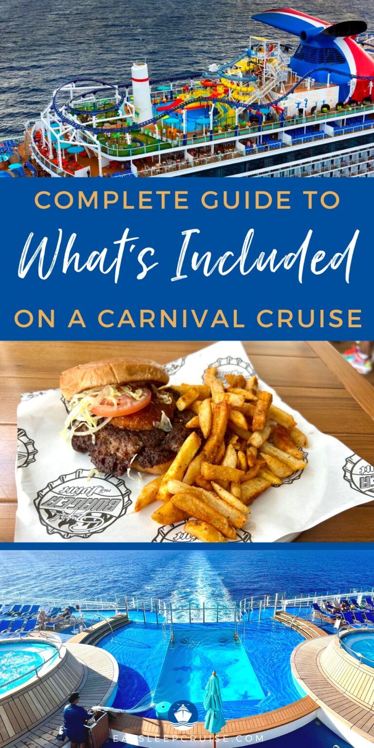 What's Included on a Carnival Cruise | Eat Sleep Cruise