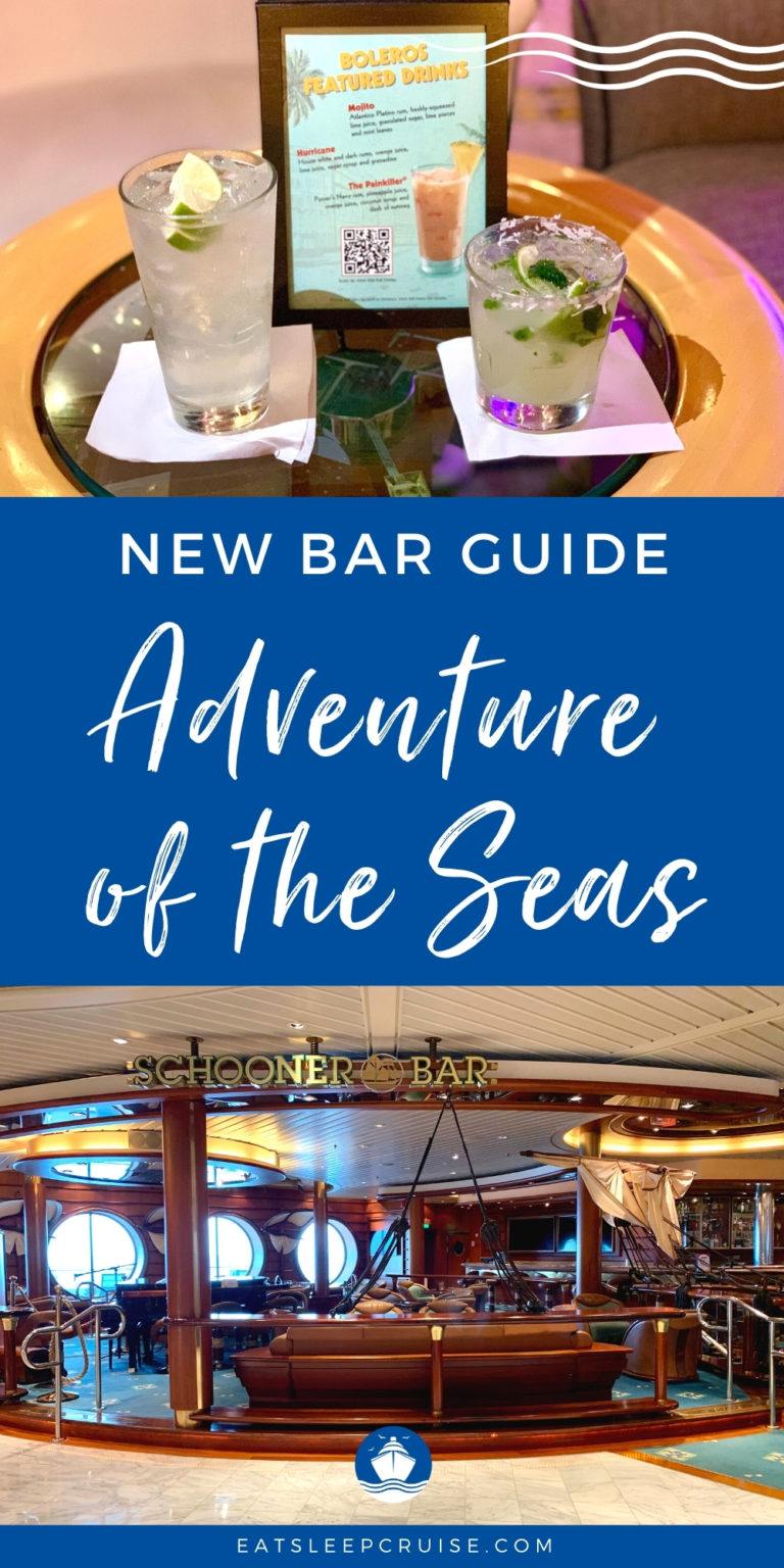Adventure of the Seas Bar Guide With New Menus | Eat Sleep Cruise
