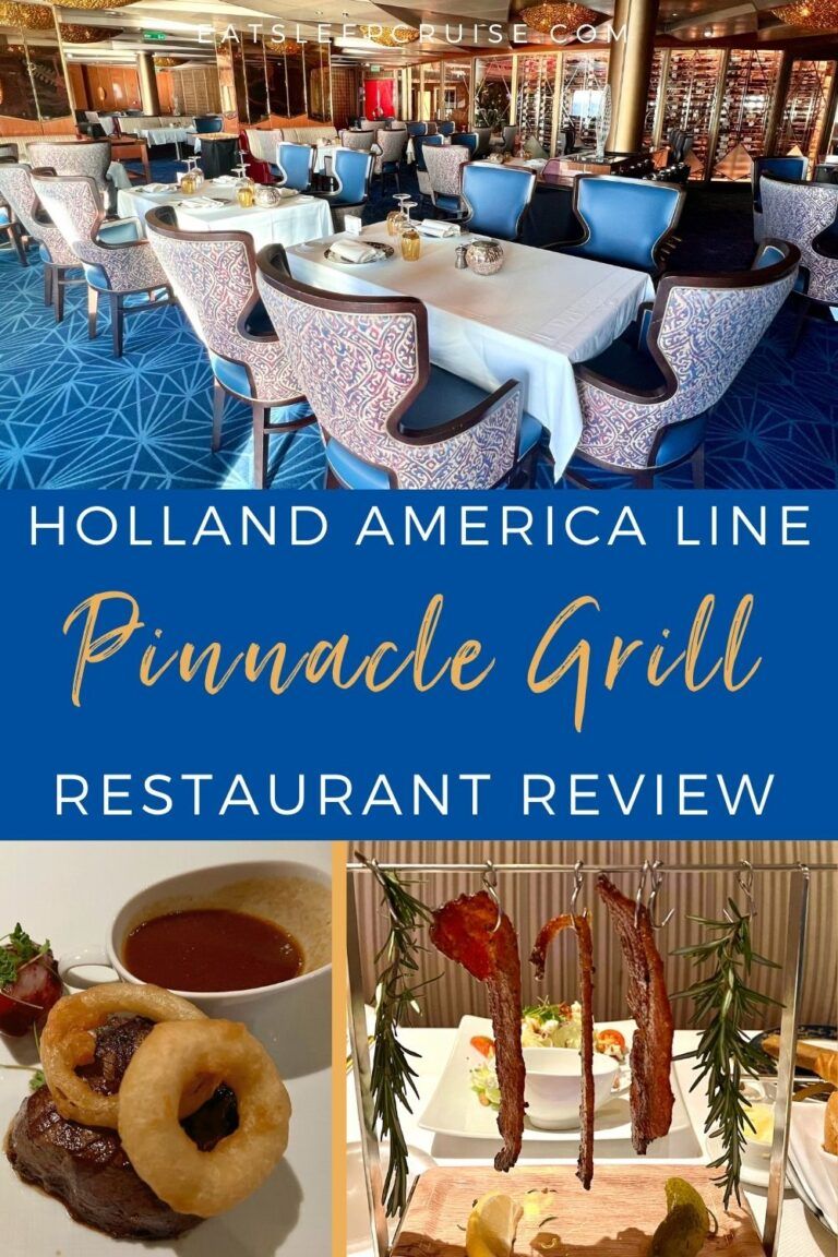 Holland America Pinnacle Grill Review With Restaurant Menu (2022)
