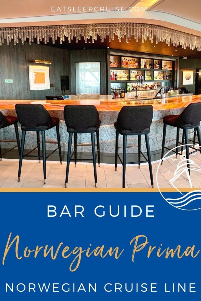 Norwegian Prima Bar Guide With Menus - Eat Sleep Cruise