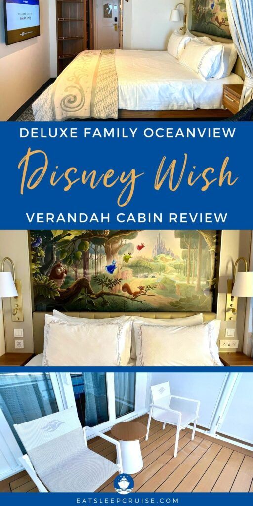 Disney Wish Deluxe Family Oceanview Stateroom With Verandah Review