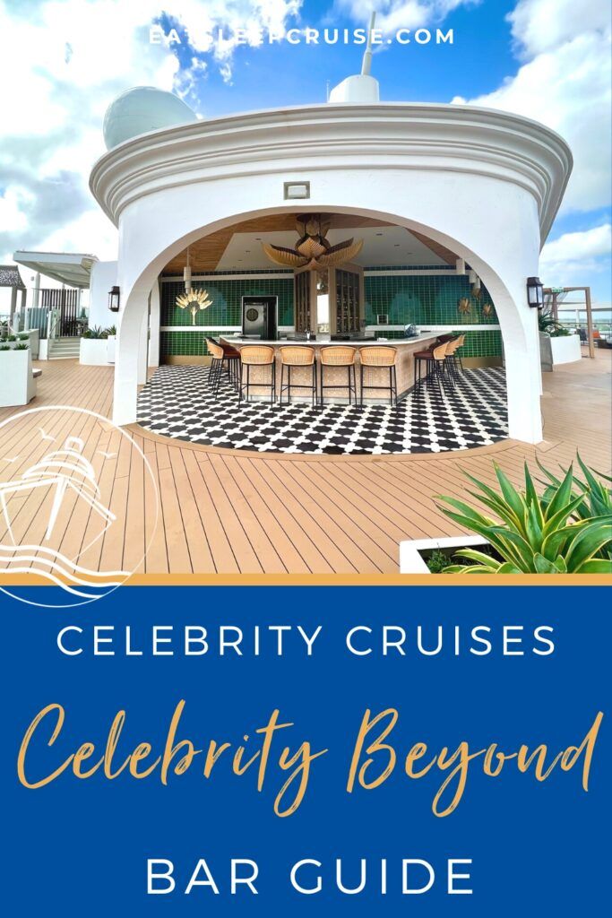 Celebrity Beyond Bars Guide With Menus - Eat Sleep Cruise