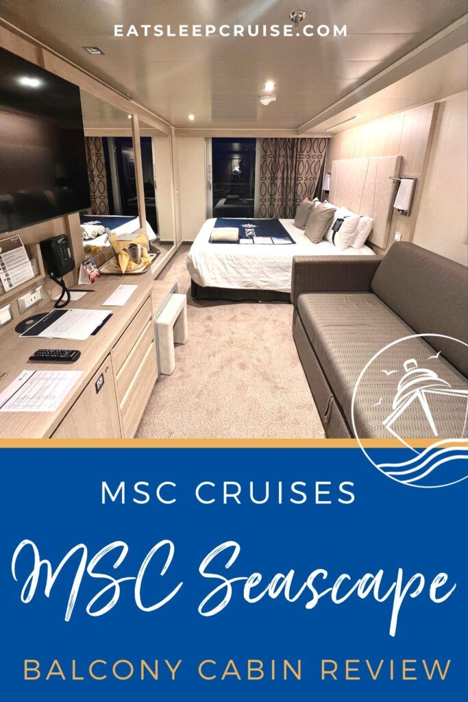 MSC Seascape Balcony Cabin Review | Eat Sleep Cruise