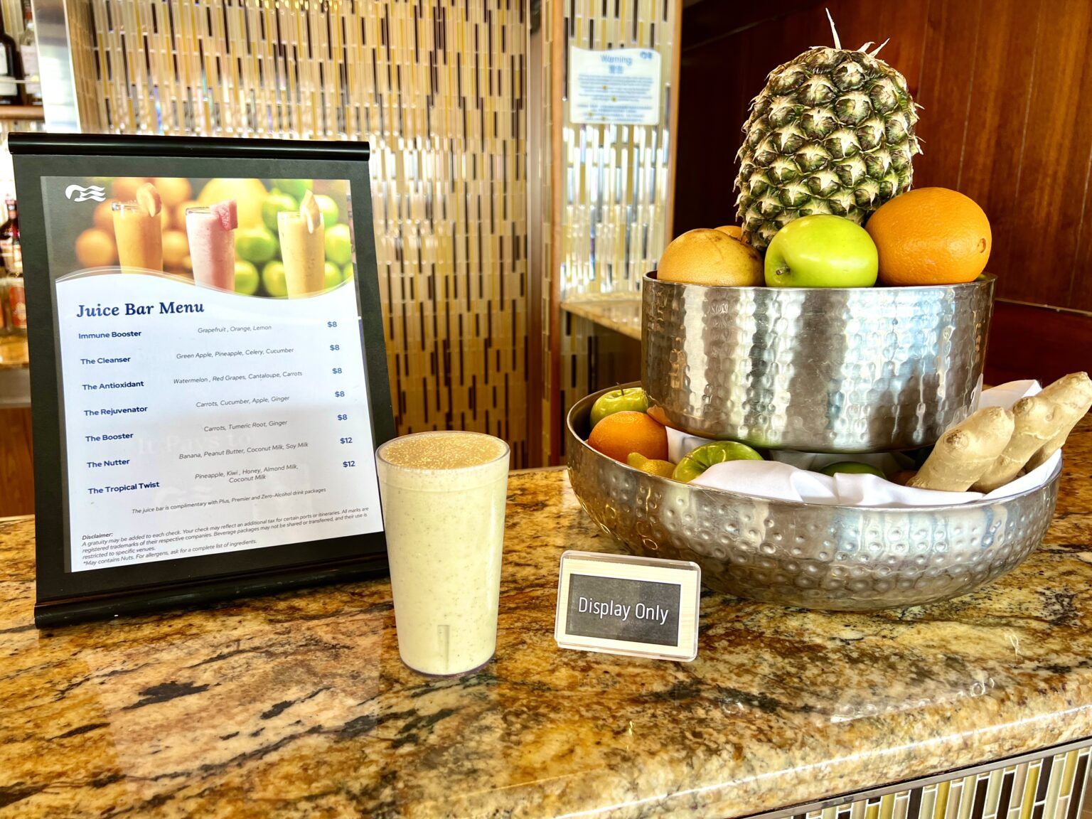 Newly Updated Majestic Princess Bar Guide With Menus (2023)