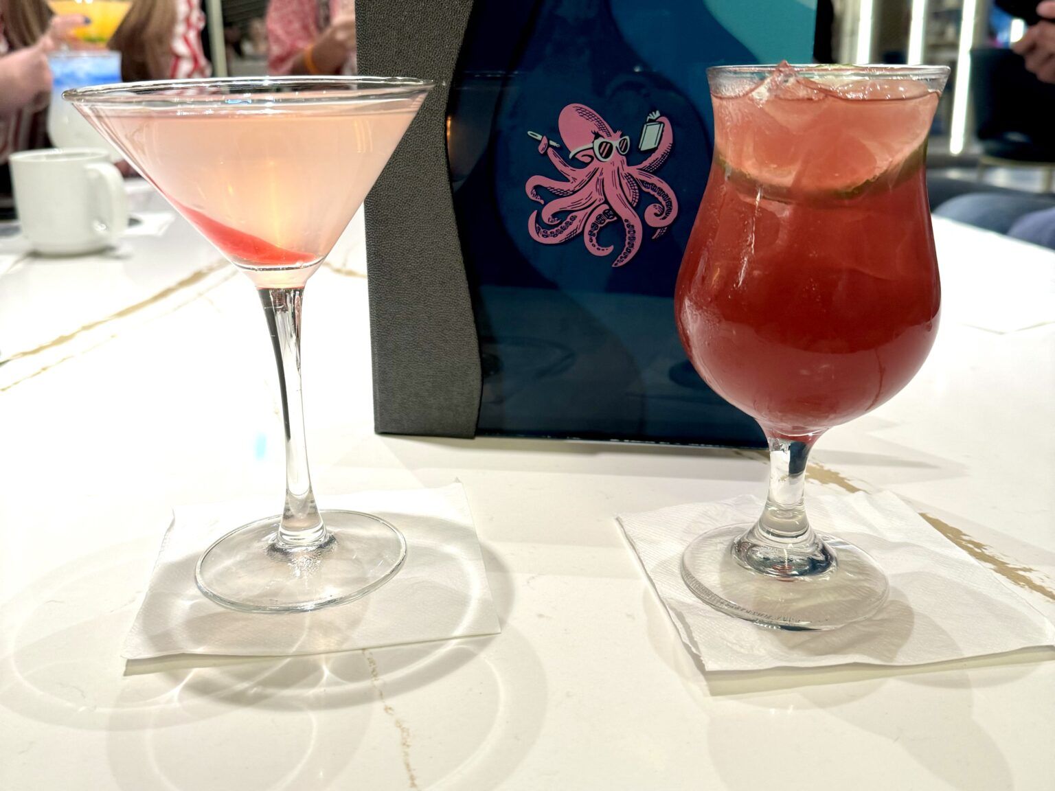 Carnival Jubilee Bars Guide With Menus and Drink Prices