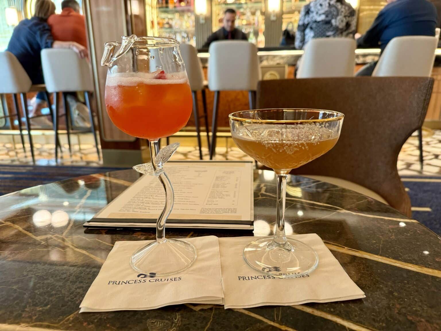 Complete Guide to Sun Princess Bars with Menus