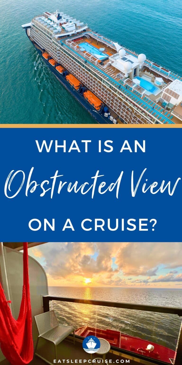 What Is an Obstructed View on a Cruise Ship?