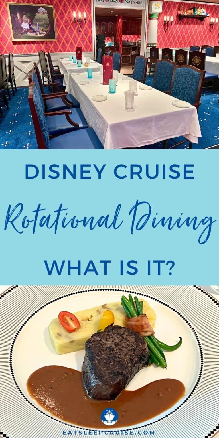 What is Rotational Dining on Disney Cruise Line?