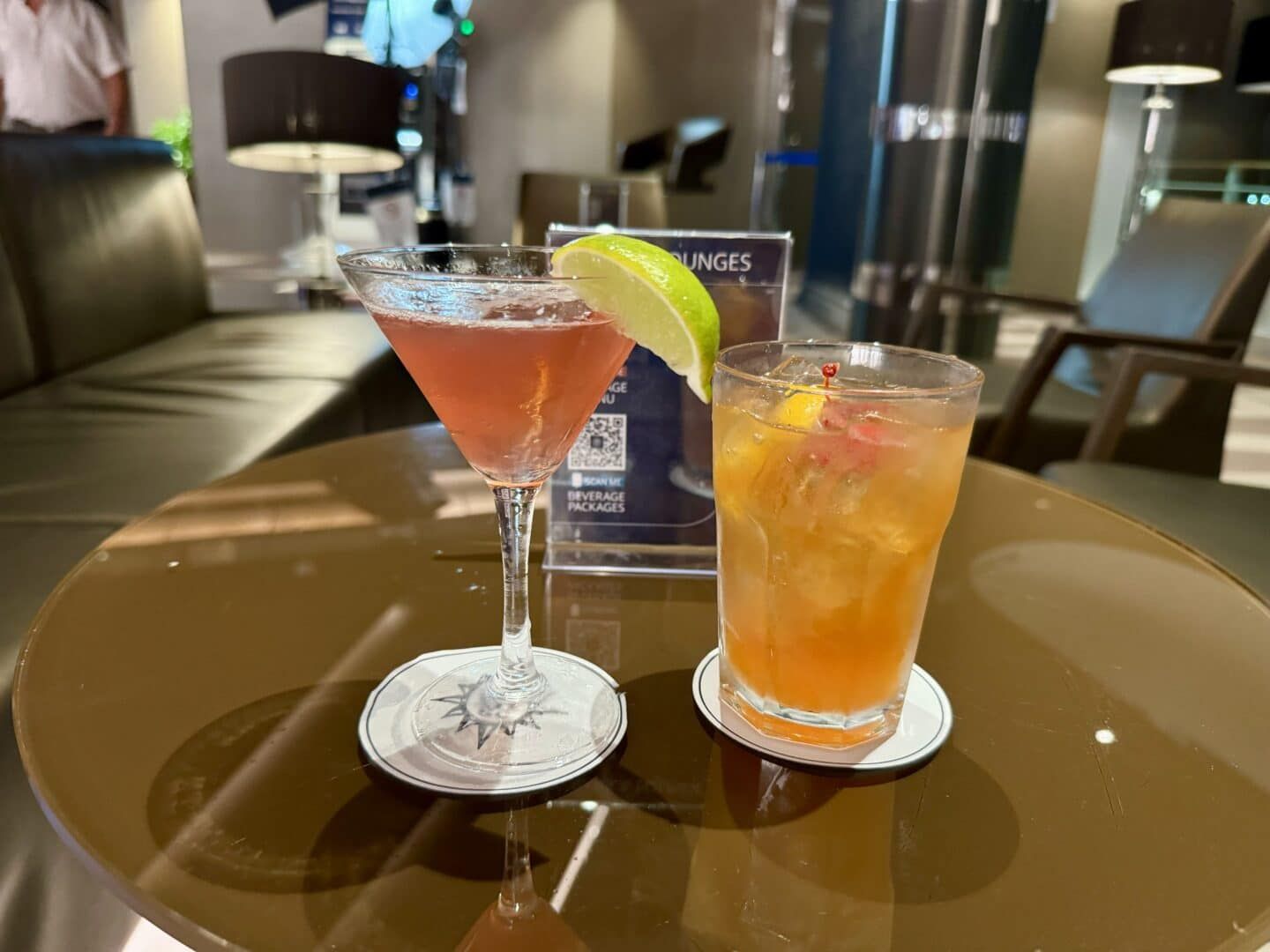 All the MSC Seashore Bars With Menus and Drink Prices