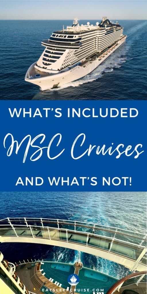 What's Included on MSC Cruises in 2026 (And What's Not)
