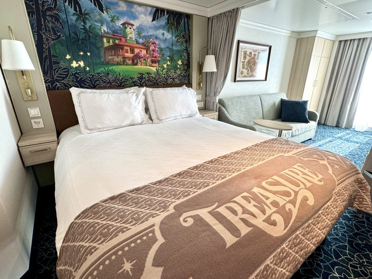 Our Disney Treasure Deluxe Family Oceanview Stateroom With Verandah Review