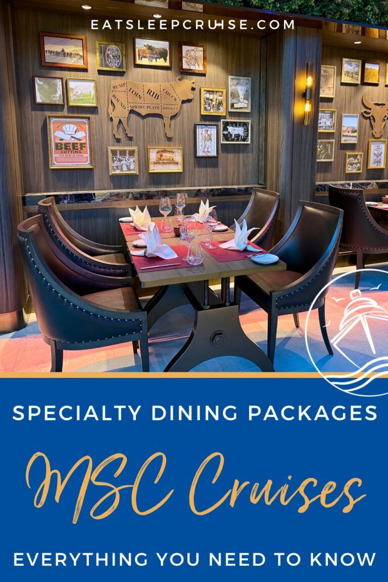 Our Guide to the New MSC Specialty Dining Packages