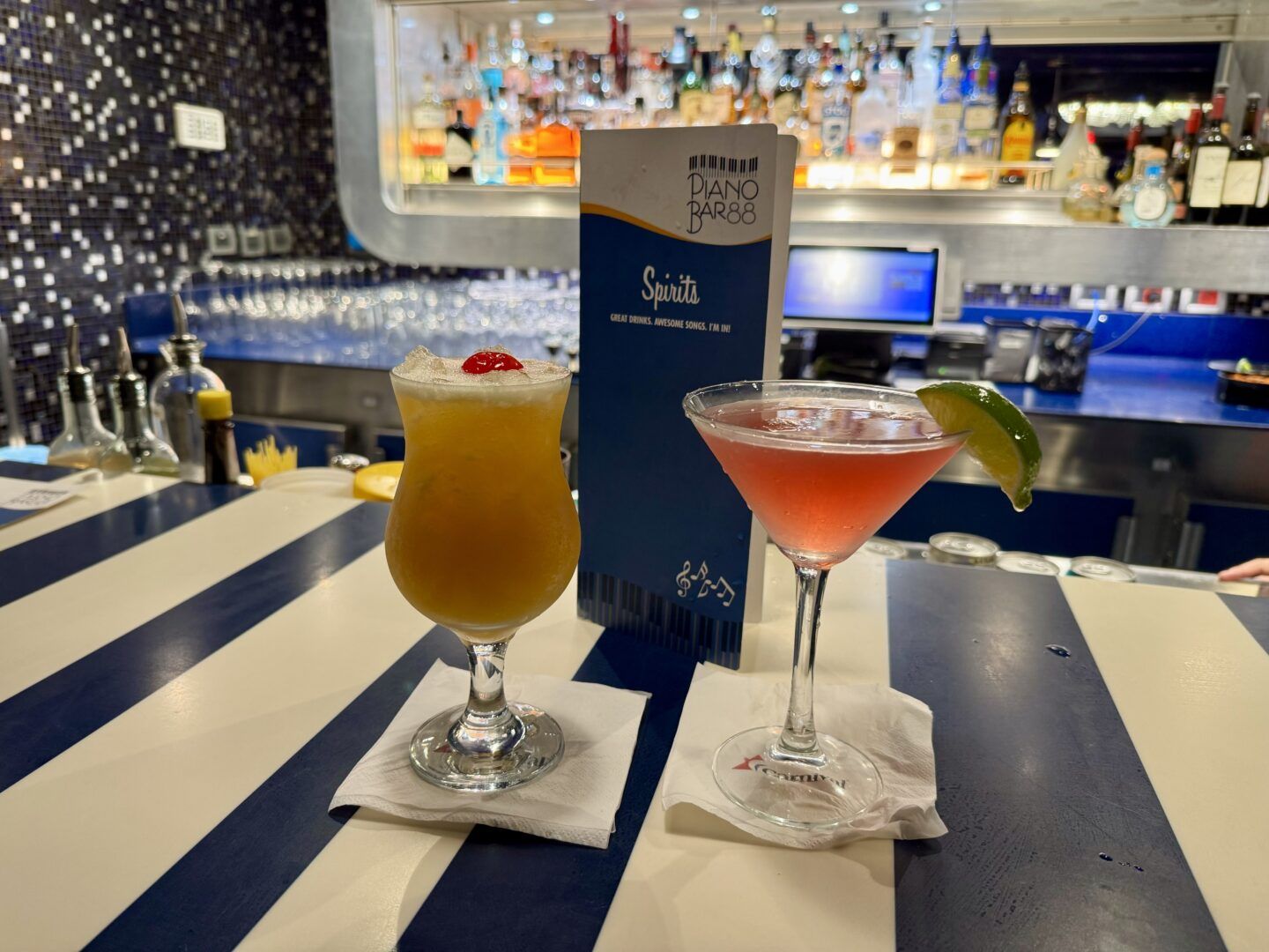 All the Carnival Vista Bars, Menus, & Drink Prices (2025)